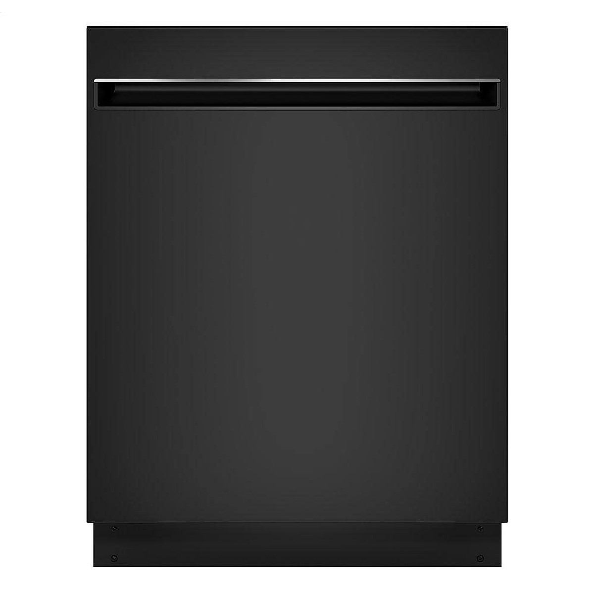 GE GDT225SGLBB 24" Dishwasher with Interior Stainless Steel ADA Compliant Top Control Energy Star Certified and Pocket Handle in Black