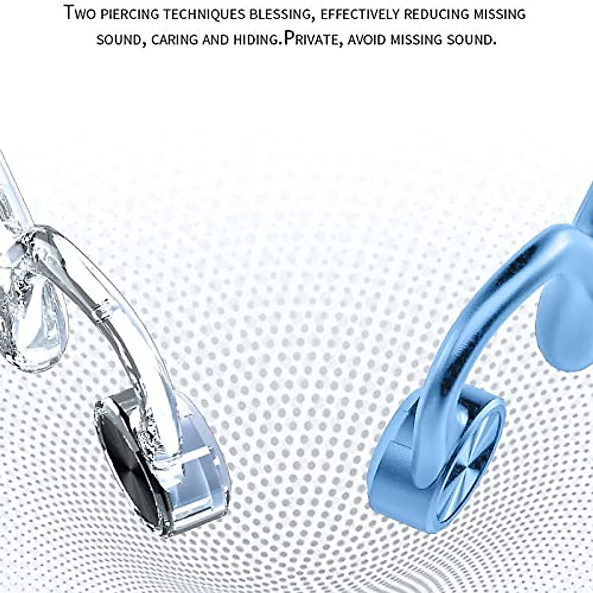 Bone Conduction Headphones with Noise Reduction Tech,Waterproof Wireless Bluetooth 5.0 Sport Headset for Running,Cycling,Hiking,Gym,Climbing & Driving