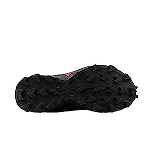 Salomon Women's ALPHACROSS 4 GTX W Hiking Shoe, Black/Black/Black, 8.5