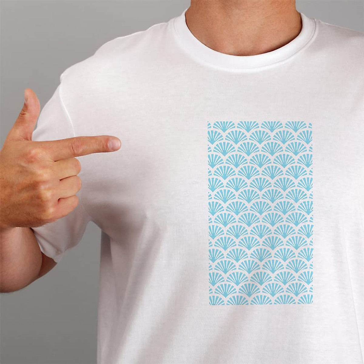 1 Sheet Screen Printing Template Portable Silk Screen Stencil Crafting Supplies Handcrafted Clay Crafts Stencil Clay Making Stencil Polymer Clay Printing Stencil Silk Mesh Transfer