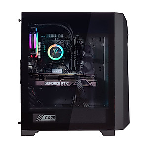 Velztorm Pilum CTO Powerful Gaming Desktop PC Liquid-Cooled (AMD Ryzen 7 3700X 8-Core, 16GB DDR4, 1TB PCIe SSD+2TB HDD (3.5), GeForce RTX 3060 12GB, 120mm AIO, RGB Fans, 750W PSU, WiFi-N, Win11P)