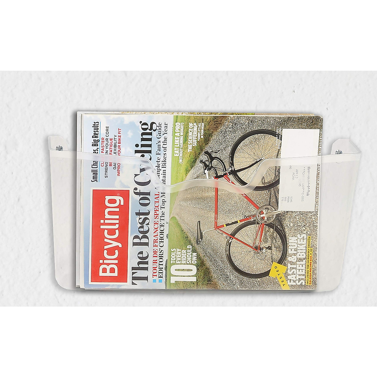 Simple Houseware Clear Single Pocket Wall Mount File Holder