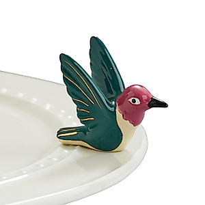 Nora Fleming Humm-Dinger (Hummingbird) A274 - Hand-Painted Ceramic Holiday Décor - Spring Minis for The Home and Office