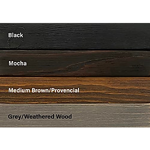 Joel's Antiques Floating Wall Shelf - 36-Inch Wood Decor & Shelving for Bathroom, Kitchen, Living Room, & Farmhouse - Wall-Mounted Rustic Stand, Wooden Hanging Display - Medium Brown, 36" x 10" x 2"