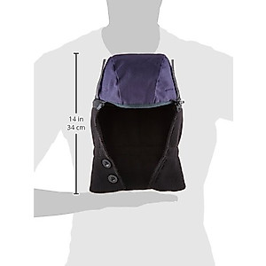 OccuNomix mens Fleece Lined / 2 Layers 2-way Premium Shoulder Length Two Way Winter Liner, Navy, shoulder length 14-16 US