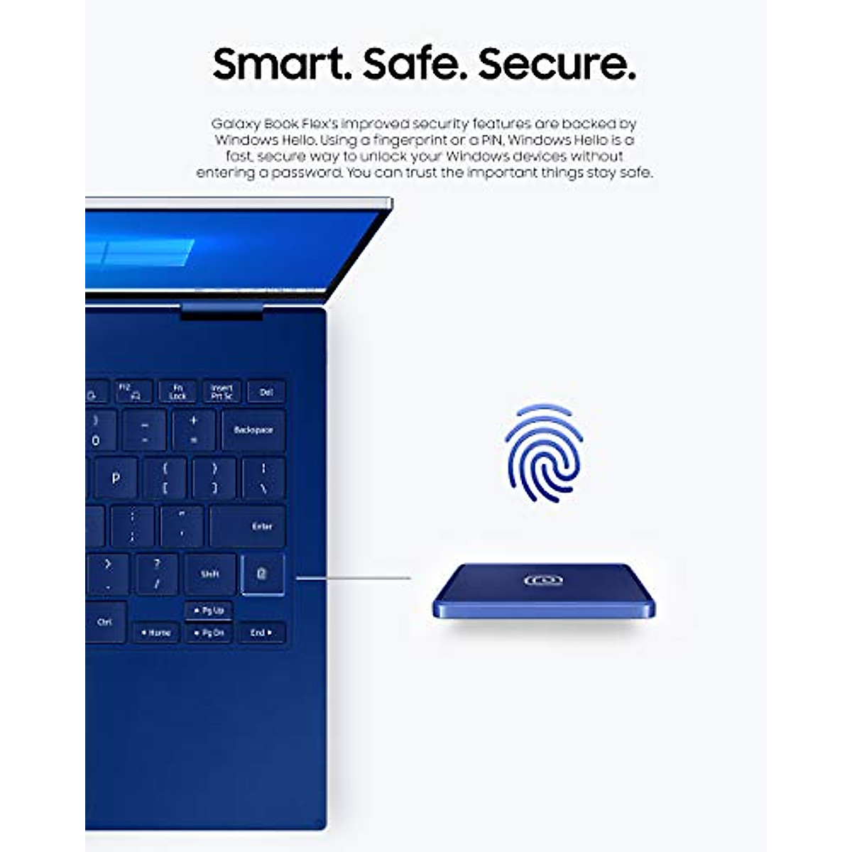 Samsung Galaxy Book Flex 13.3” Laptop|QLED Display and Intel Core i7 Processor|8GB Memory|512GB SSD|Long Battery Life and Bluetooth-Enabled S Pen|(NP930QCG-K01US),Royal Blue