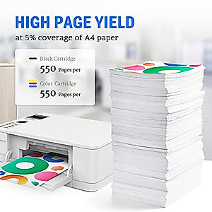 Topkolor Compatible Brother lC203 Ink Cartridge Replacement for Brother LC203XL LC201XL LC203 LC201 to use with MFC-J480DW J880DW J4420DW J680DW J885DW (4 Black, 2 Cyan, 2 Magenta, 2 Yellow)