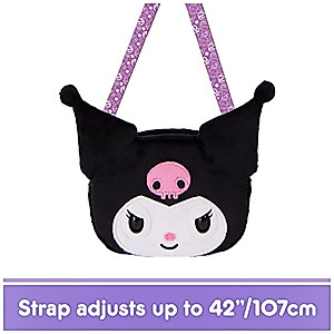 Purse Pets, Sanrio Hello Kitty and Friends, Kuromi Interactive Pet Toy & Crossbody Kawaii Purse, Over 30 Sounds & Reactions, Girls & Tween Gifts