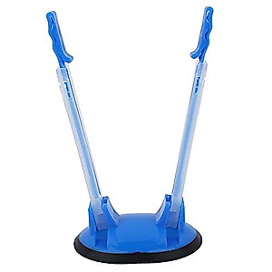 Baggy Rack Stands Storage Bag Opener Holder Adjustable Anti-slip Hands Free Clips for Food Storage Bags Plastic Freezer Bags Bag Holders (Blue)