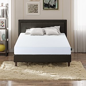 ZINUS 8 Inch Green Tea Cooling Gel Memory Foam Mattress, Queen, Fiberglass Free, Cooling Gel Foam, Pressure Relieving, CertiPUR-US Certified, Mattress in A Box, White