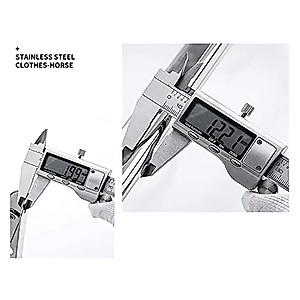 XMCX Retractable Folding Laundry Drying Rack Wall Mounted Clothes Airer Hanging Clothes Dryer Bathroom Towel Rack with Hook Space-Saving Washing Clothesline Easy Storage (Size : 60cm)