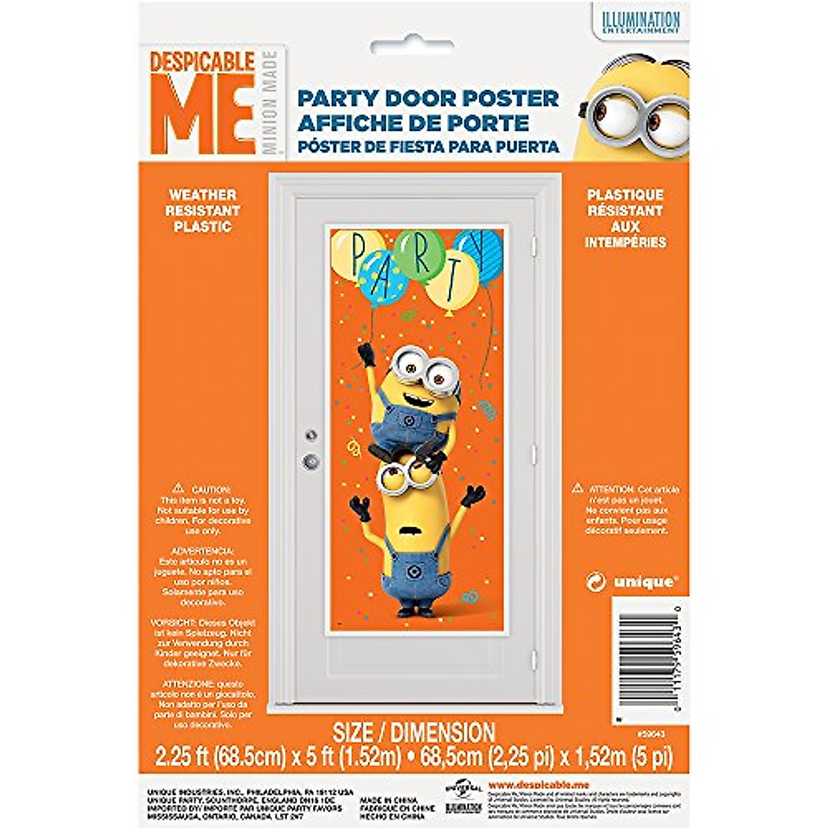 Unique Despicable Me Minions Door Decoration