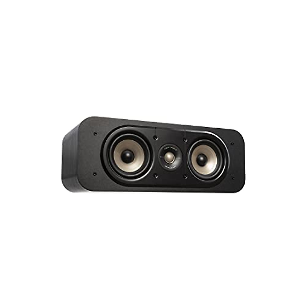 Polk Signature Elite ES30 Center Channel Speaker - Hi-Res Audio Certified and Dolby Atmos & DTS:X Compatible, 1" Tweeter & Two 5.25" Woofers, Dual Power Port for Effortless Bass, Stunning Black