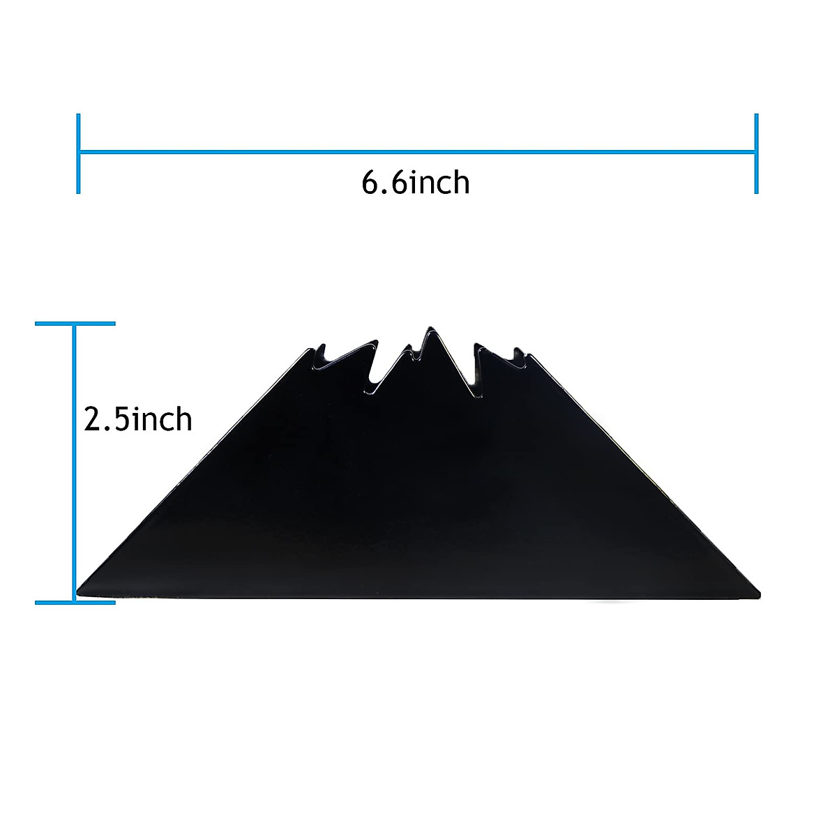 Paper Napkin Holder Freestanding Tissue Dispenser for Kitchen Countertops, Dining, Picnic Table, Cast Iron, Black, Snow Mountain