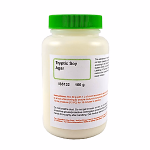 ALDON Innovating Science Tryptic Soy Agar, 100g - Growth Medium & Culture Maintenance for Petri Dishes or Test Tube Slants - Makes 2 Liters - Perfect for Lab, Classroom & Home Science Experiments
