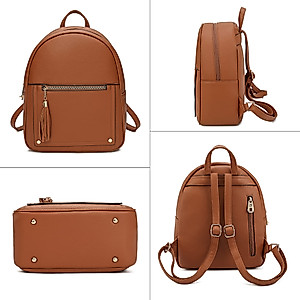 Montana West Medium Backpack Purse for Women Anti Theft Backpack with Secured Zipper & Tassel