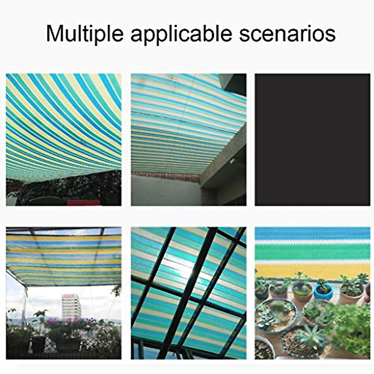 Shade Cloth Shade net Thickened Encrypted 90% Shade Cloth, Sunblock UV-Resistant, with Grommets, for Patio Lawn, Balcony Privacy Sunblock Screen Mesh