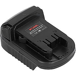 Lilocaja MT20ML Battery Adapter for Milwaukee M18 18V Tools, Makita to Milwaukee Battery Adapter Compatible with Makita 18V Max Li-ion Battery