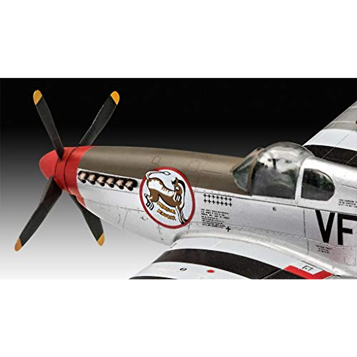 Revell RV03711 03711 Combat Set Me262 & P-51B Mustang Plastic Model kit 1:72 Scale, Unpainted