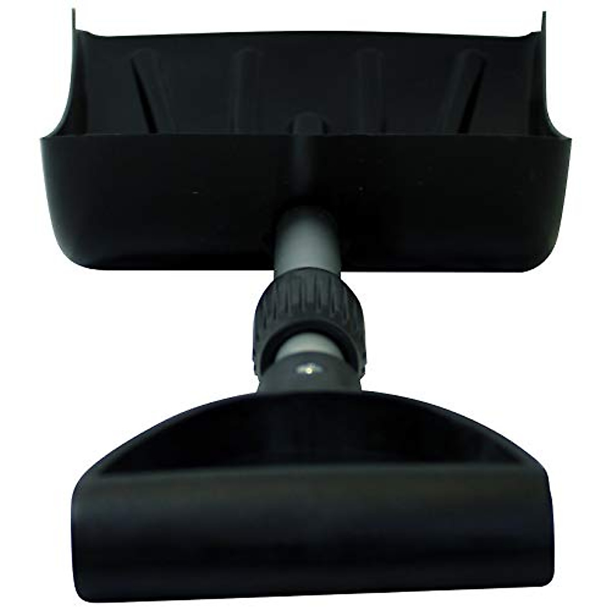 Bigfoot 1174A6W-1 Collapsible Car Trunk Lightweight Aluminum-Polyethylene Scoop-Black Snow Shovel