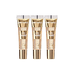 Ruby Kisses 24K Gold Oil Lip Gloss (3 Count, Gold)