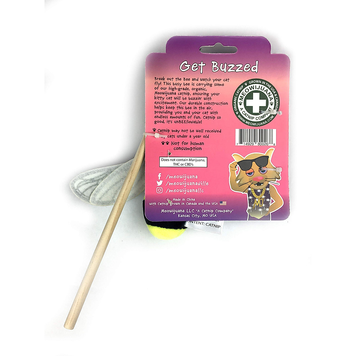 Get Buzzed Refillable Bee