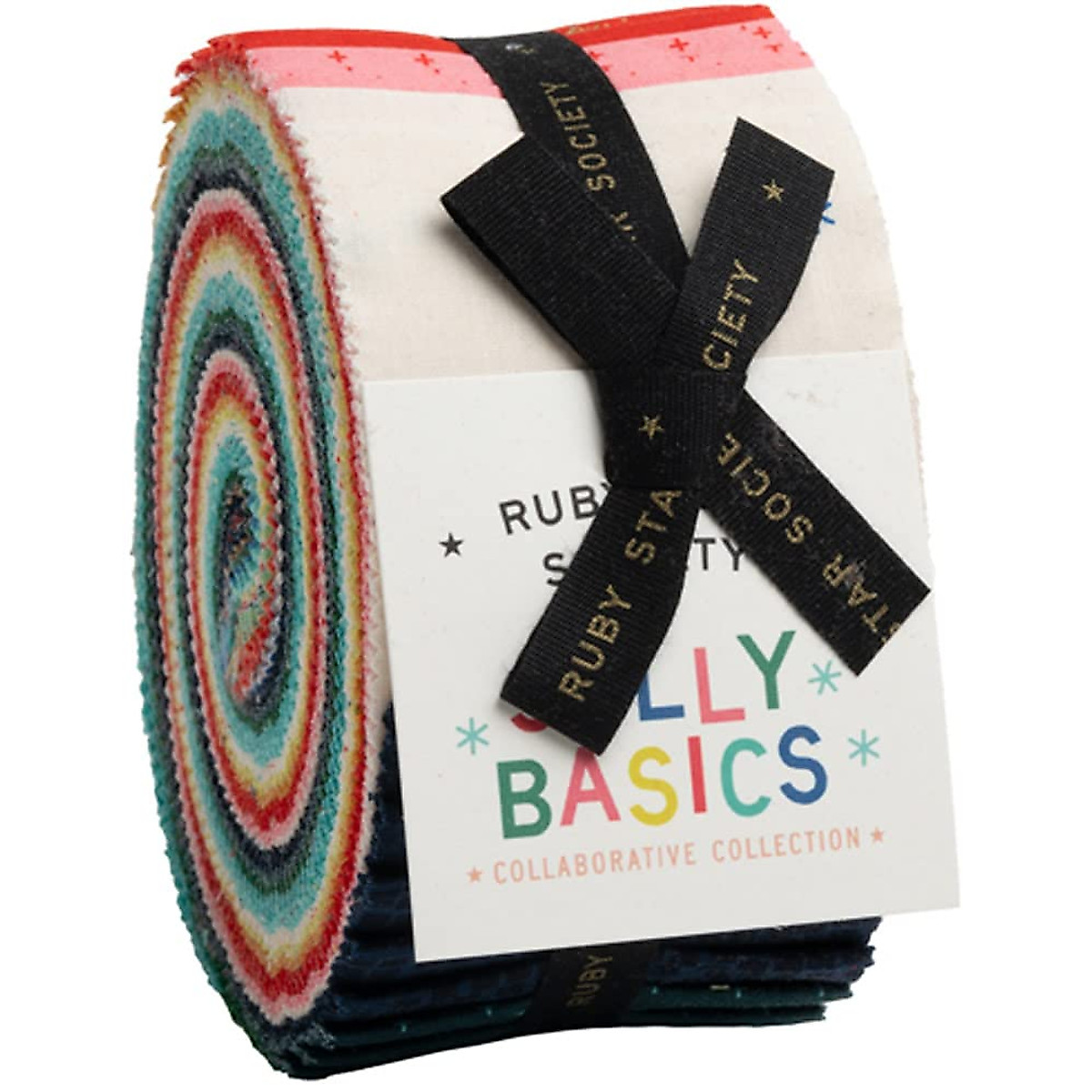 Jolly Basics Jelly Roll 40 2.5-inch Strips Ruby Star Society RS5091JR
