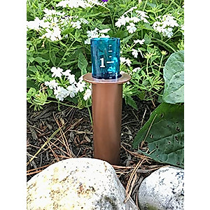 World's Coolest Rain Gauge, Mount, Plastic, Measure, Monitor, Conserve, Precipitation, Easy to Read, Deck, Patio, Garden, Lawn, Made in The USA