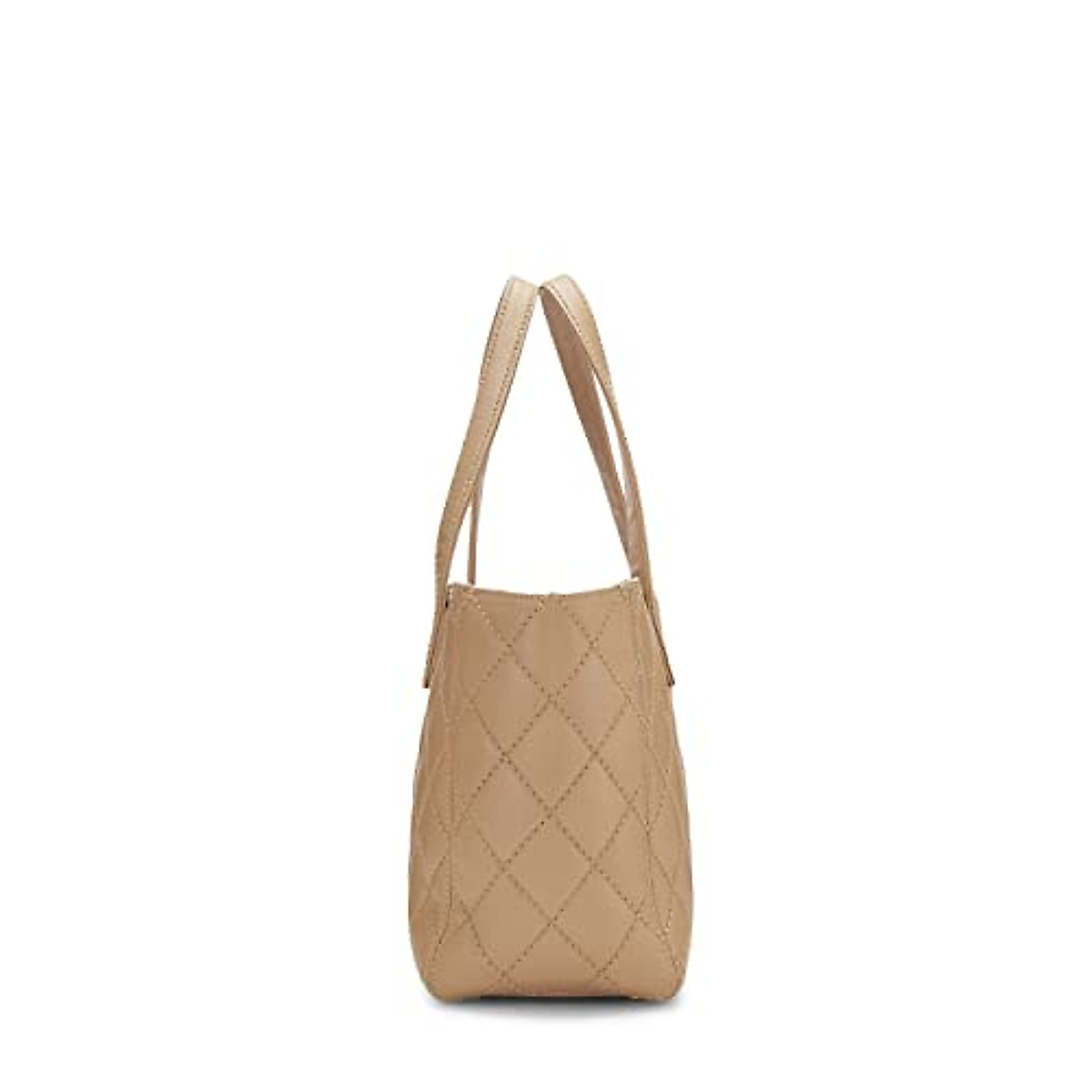 CHANEL, Pre-Loved Beige Calfskin Wild Stitch Tote Large, Beige