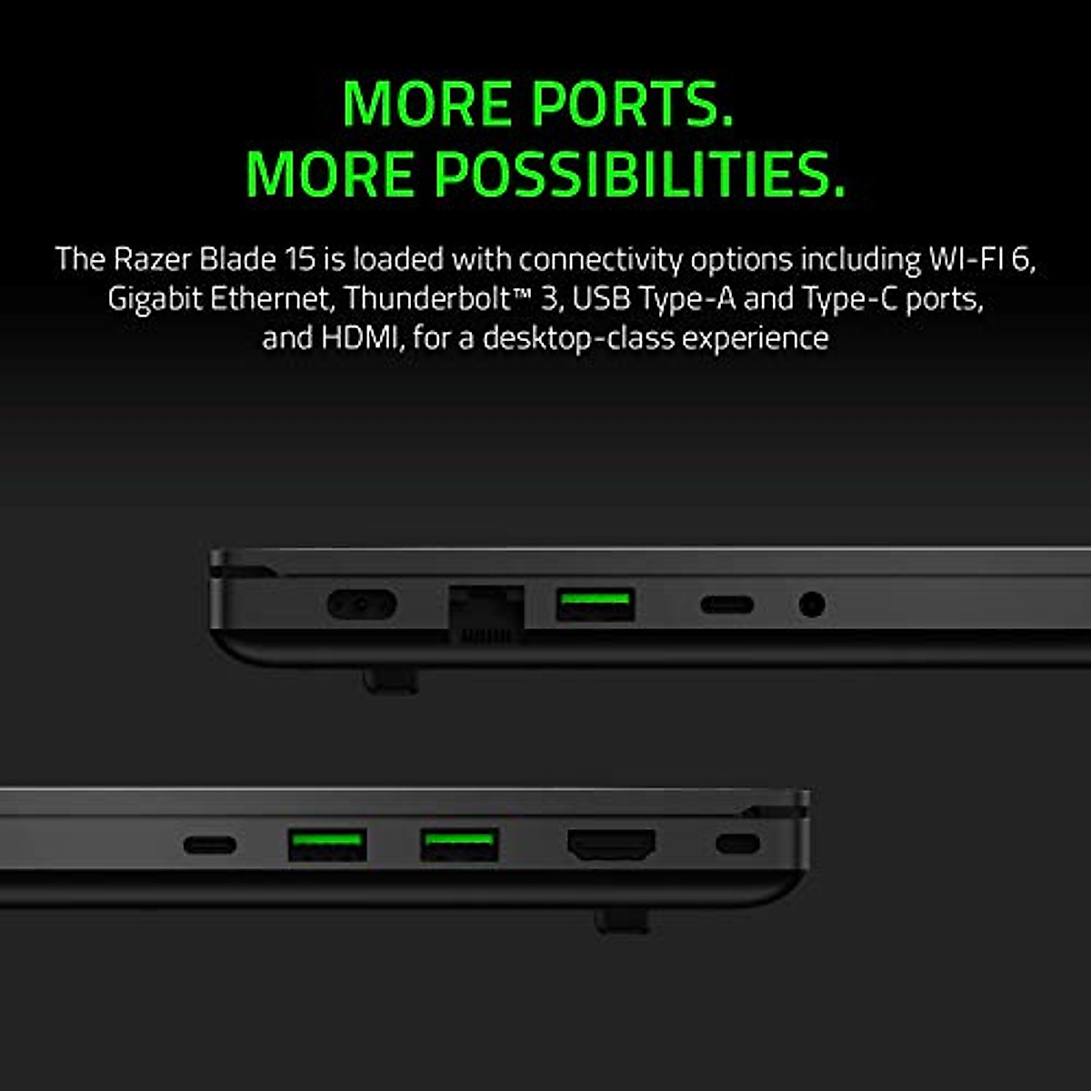 Razer Blade 15 Base Gaming Laptop 2020: Intel Core i7-10750H 6-Core, NVIDIA GeForce GTX 1660 Ti, 15.6" FHD 1080p 144Hz, 16GB RAM, 256GB SSD, CNC Aluminum, Chroma RGB Lighting, Thunderbolt 3, Black