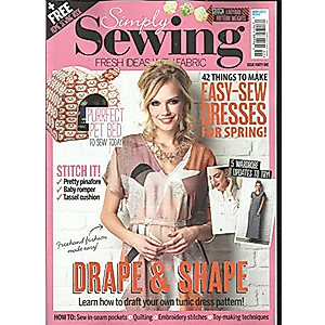 SIMPLY SEWING MAGAZINE, ISSUE # 41 FREE GIFTS OR INSERTS ARE NOT INCLUDED.