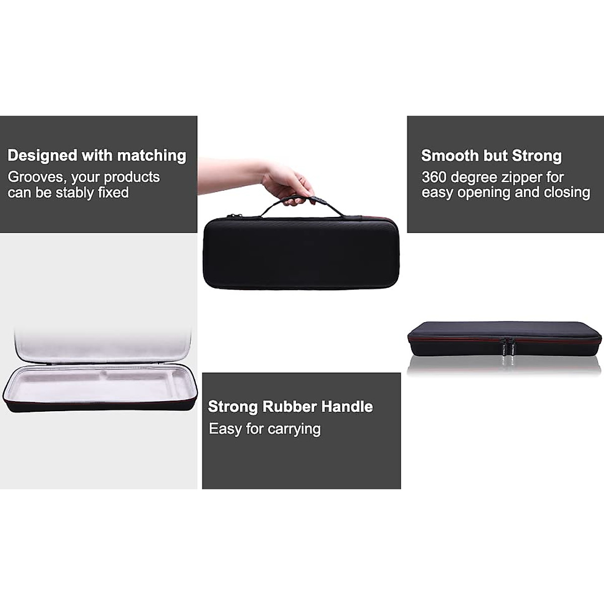 LTGEM Hard Case for Donner N-25 25 Key & Hercules DJ DJControl Starlight | Pocket MIDI Controller - Travel Carrying Storage Bag