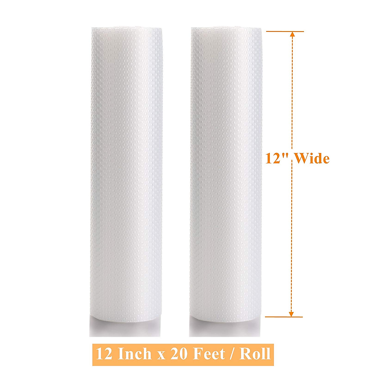 Yopay Clear Cupboard Liner, 12 Inch x 40 Feet Non-Adhesive Drawer Liners, Waterproof EVA Refrigerator Mat for Kitchen, Shelf, Pantry, Laundry Room, Office