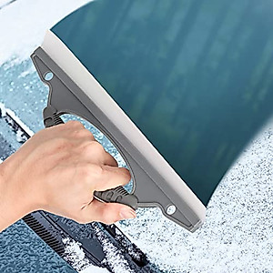 2pcs Car Glass Dryer Squeegee, Silicone Waterblade Wash Window Wiper, Windshield Cleaning Vehicle Scraper Scrubber Duster Windows Squeegee for Glass Mirror Car Window