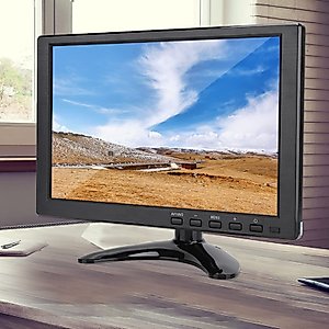 Voluxe LCD Monitor 10 1In Convenient 1080P Display for Desktop Computer U S regulations