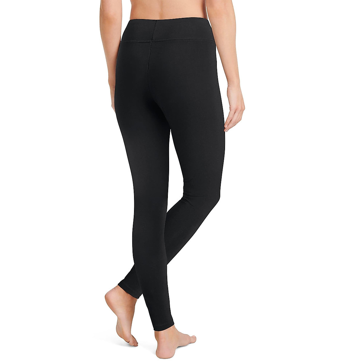 Jockey Women's Activewear Cotton Stretch Ankle Legging, Black, S