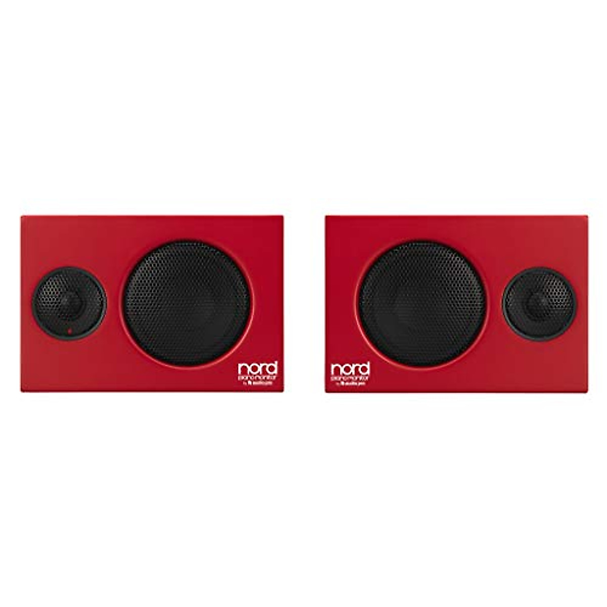 Nord Piano Monitor V2 Active Stereo Speakers (Price is per pair), Red