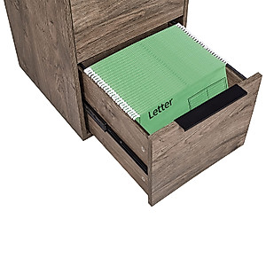 GREATMEET 2 Drawer Wooden File Cabinet,
