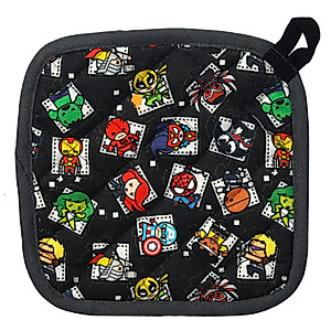 Marvel Kawaii Dish Towel and Pot Holder Set