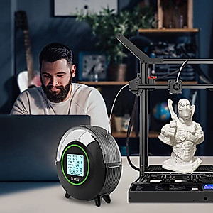 [SUNLU Manufacturer] 3D Printer Filament Dryer with Fan, Upgraded Filament Dry Box S2, 3D Printer Filament PLA PETG ABS TPU Nylon PA Storage Dehydrator Box, 360° Surround Heating, FilaDryer S2, Black