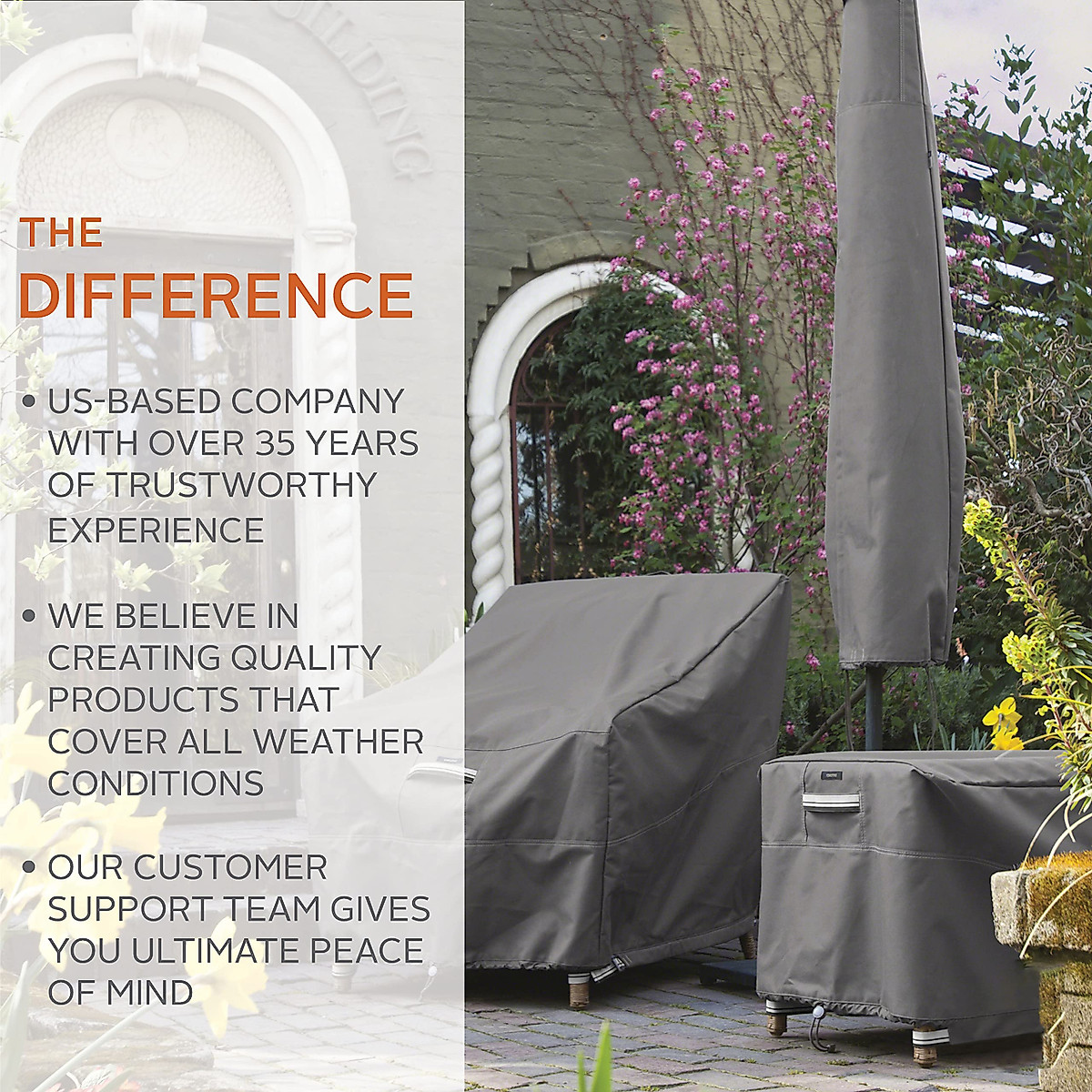 Classic Accessories Ravenna Water-Resistant 38 Inch Patio Lounge Chair Cover, Patio Furniture Covers