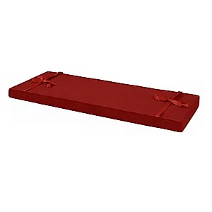 ROFIELTY Bench Cushion 39 inch, Durable Bench Cushions for Indoor Furniture, Non-Slip Window Seat Cushions Indoor, Personalized Custom Bench Cushion (Red, 39x17x2)