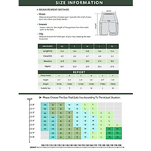 Wjustforu Women's 5" High Waist Biker Shorts Tummy Control Compression Yoga Short Tight Shorts for Workout Running (White, Medium)