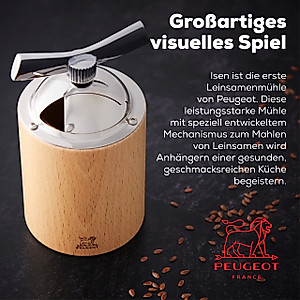 Peugeot Isen-Flax Mill Fax Seed, Natural 7 x 7 x 13 cm, Small