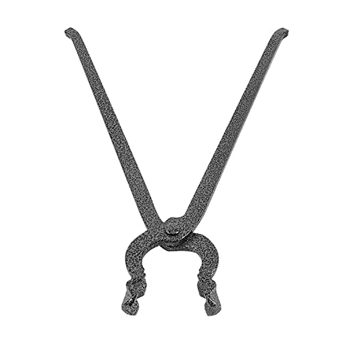 Blacksmith 5/8-inch Bolt Jaw Tongs Anvil Vise Forge Tongs for Railroad Spikes, for 5/8-Inch Round & Square Bar