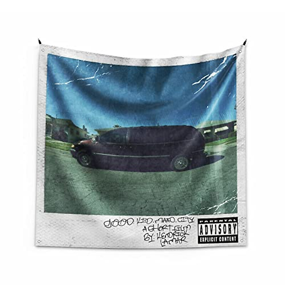 Tiango Kendrick Lamar "good kid, m.A.A.d city (Deluxe)" Art Music ALBUM Hanging Flag Banner, 3x3ft