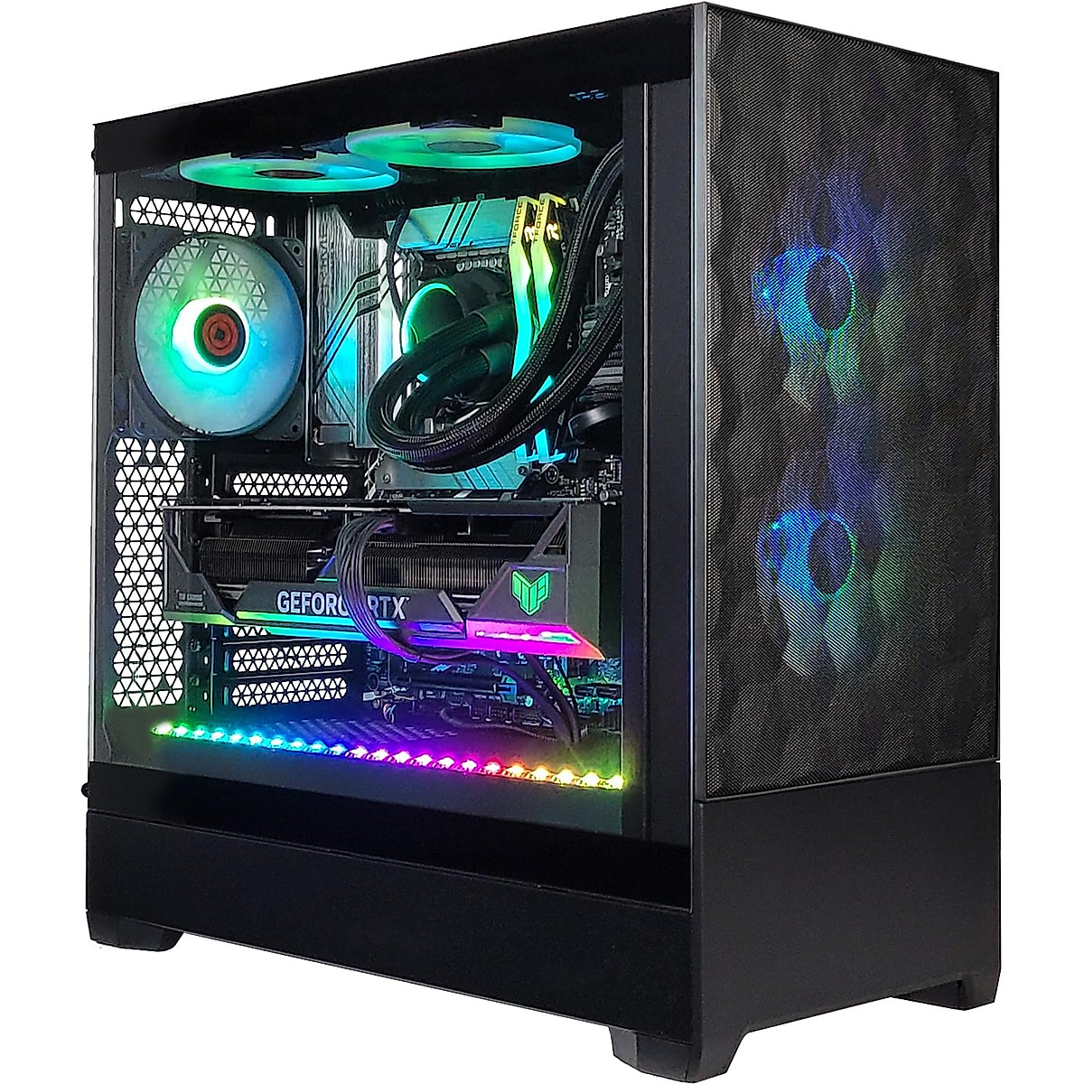 XOTICPC Pop Air Gaming Desktop (AMD Ryzen 9 7900X 12-Core 5.6GHz Turbo, RTX 4070 Super, 2TB NVMe SSD, 64GB DDR5, Win 11H) Gamer Computer PC