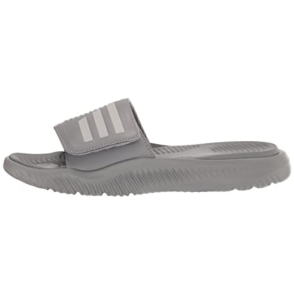 adidas Unisex Alphabounce 2.0 Slides Sandal, Grey/Grey/Grey, 9 US Women