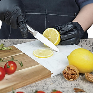 CHUSHIJI Knife Set,7 Pieces Knives Set for Kitchen,Kitchen Knife Set with Block,Razor-Sharp Stainless Steel Knife Block Set for Home Cooking, Kitchen Knives Set with Kitchen Scissors