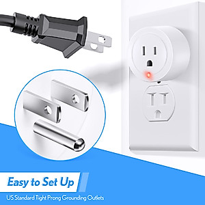 Feekoon Cold Weather Thermostatically Controlled Outlet On at 32-Degrees to 50-Degrees for Pond De-icers, Farm, RV (2)